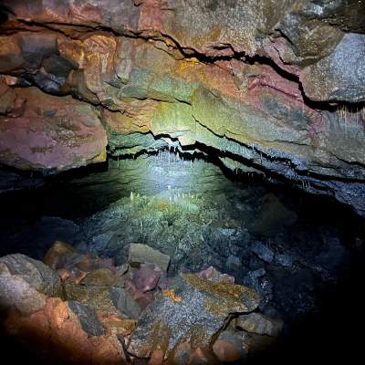 The lava tube, formed over 500 years ago, and was an otherworldly maze ...